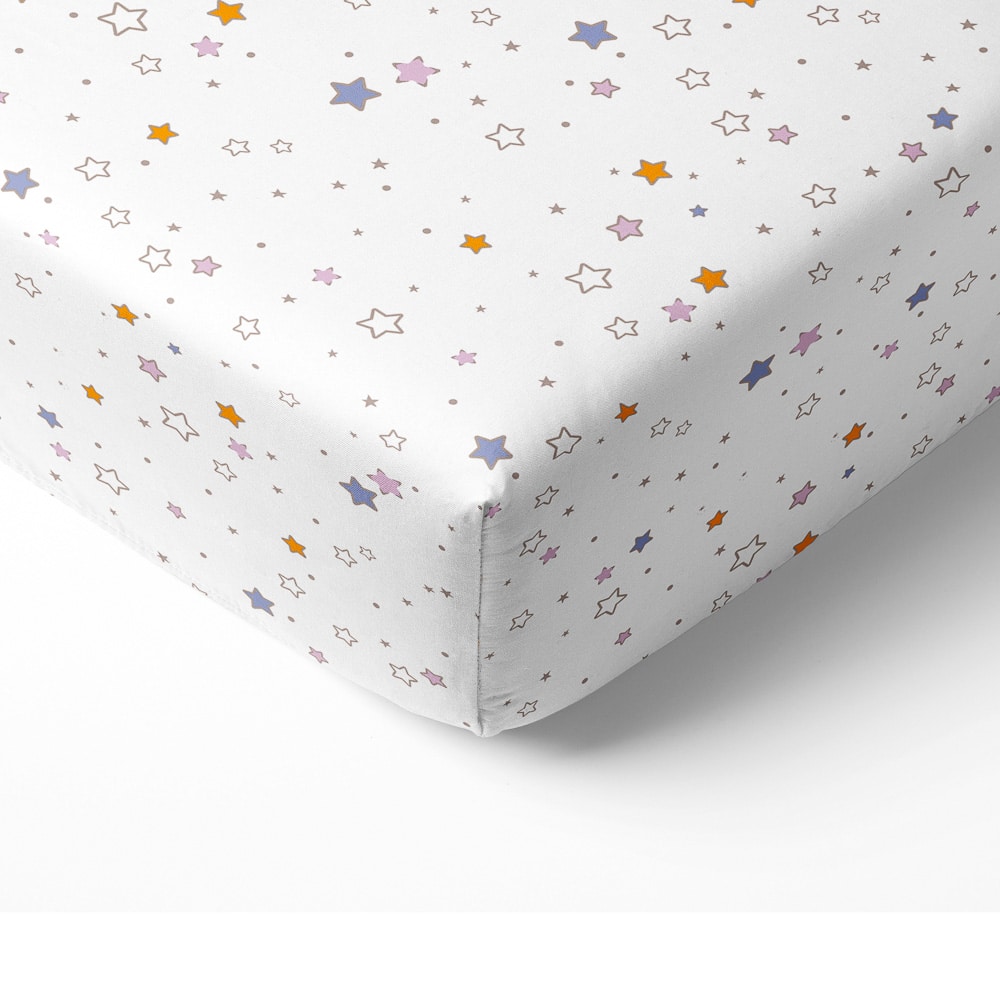 Crib sheet - Stars - ליטל פינגווין